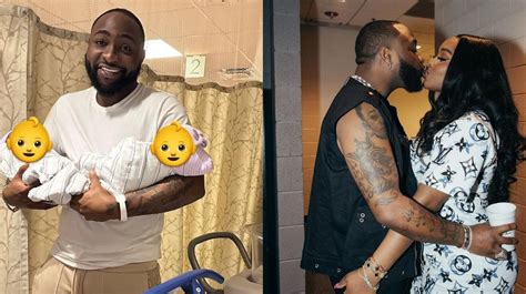 Davido Shares Heartwarming Photos Of Twins And Wife As He Celebrates
