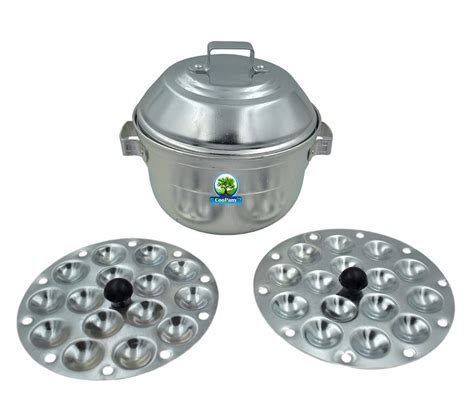 Indolium Mini Idly Cookerpot Small 30 Mini Idlies Chillatai