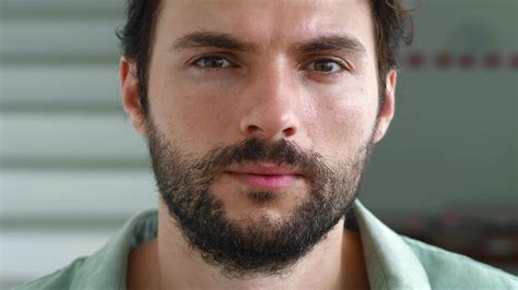 Charming Serious Confident Young Caucasian Man Attractive Millennial