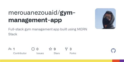 Github Merouanezouaidgym Management App Full Stack Gym Management