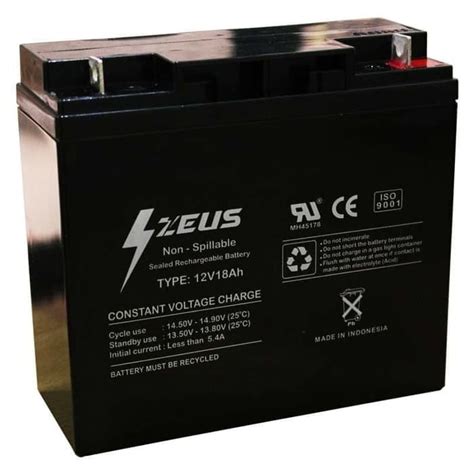 Jual Aki Genset Ah V V Ah V Ah VRLA Zeus Baterai MF Kering Kota Bekasi Battery