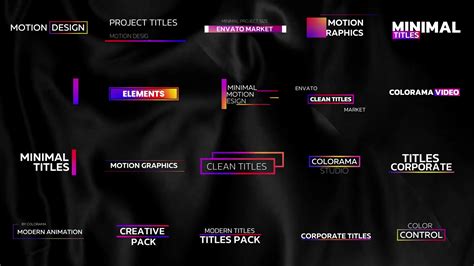 Minimal Gradient Titles 35982965 Videohive Quick Download After Effects
