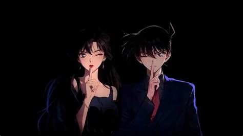 4k工藤新一毛利兰壁纸｜夕阳背景图片 名侦探柯南「哲风壁纸」