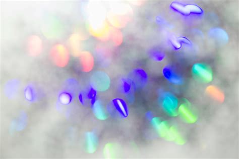 밝은 추상 배경의 화려한 원입니다 휴일 텍스처입니다 회색 배경 Defocused에 여러 빛 관광 명소를 반짝 0명에 대한 스톡