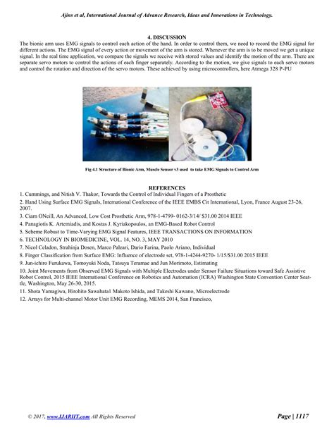 Bionic Arm Using Muscle Sensor V3 Pdf