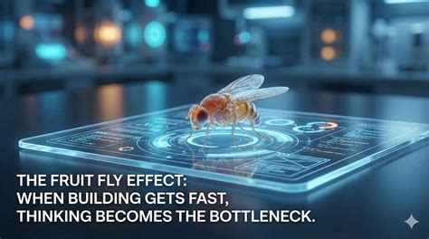 The Fruit Fly Effect Why Ai Makes Thinking The New Bottleneck By Sekhar Putcha Nov 2025