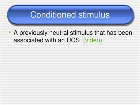 Conditioning And Learning Ppt Download