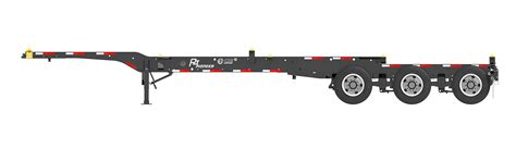 Pioneer 2040 Sl Combo Tridem Durable Intermodal Chassis And Container Trailers