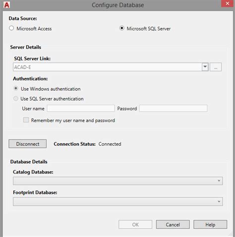 Solved Configure Database Autodesk Community