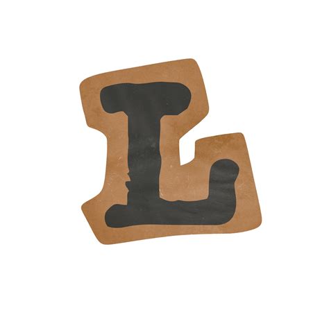 Letra Del Alfabeto De Máquina De Escribir Vintage L 18796672 Png