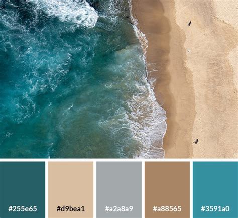 Beach Color Palettes Coastal Color Schemes With Hex Codes Telegraph