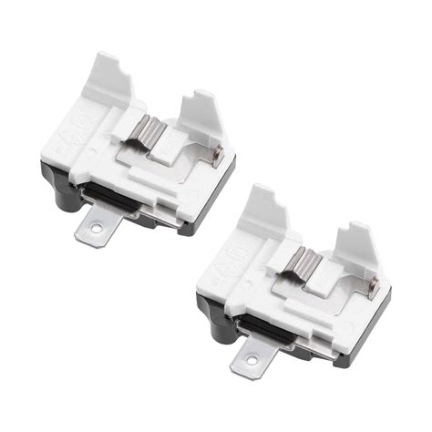 2 Pcs Refrigerator Thermal Overload Protector 1 2hp 375w Freezer
