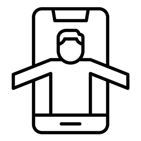 Premium Vector Virtual Hug Vector Illustration Style
