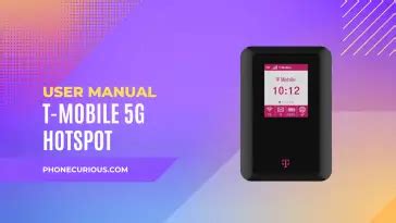 T Mobile G Hotspot User Manual PhoneCurious