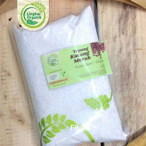 Jual LINGKAR ORGANIK TEPUNG KACANG MERAH 500GR Shopee Indonesia