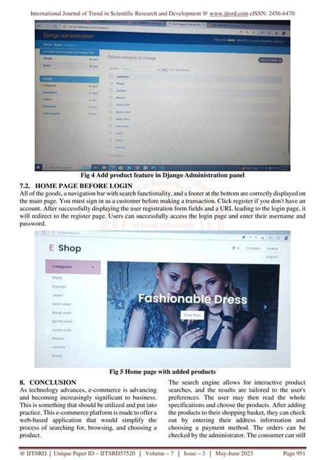Web Application For E Commerce Using Django Framework Pdf