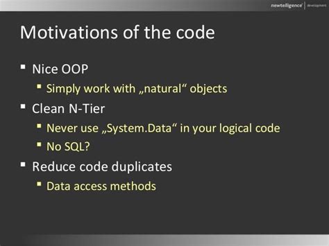 2006 Ddd4 Data Access Layers Convenience Vs Control And Performan