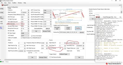 AWR BOOST DCA EVM Disparity Between Mmwave Studio Setting And Dimensions Of