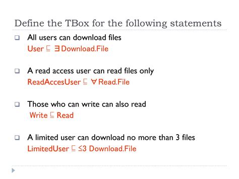 logics for data and knowledge representation ppt download