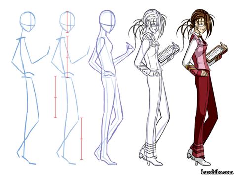 How I Draw Basic Structure By Kurohiko On Deviantart