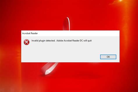Invalid Plugin Detected In Adobe Reader How To Fix It