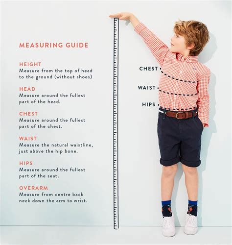 Boys Fit And Size Guide