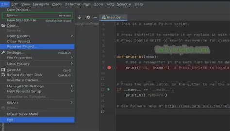 Use Pycharm Tataguard