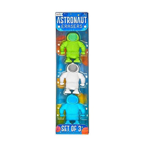 Eraser Astronaut Set Of 3
