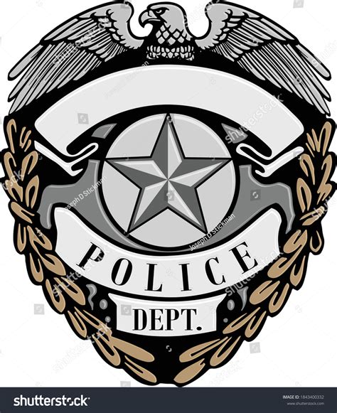 Generic Police Badge Vector Salt Lake Countys Unified Police