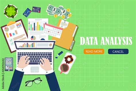 Auditing Concept Vector Illustration Tax Process Business Background