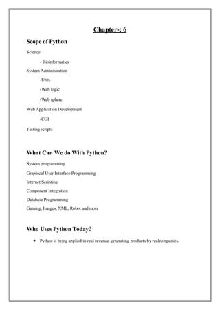 REPORT ON AUDIT COURSE PYTHON BY SANA 2 Pdf