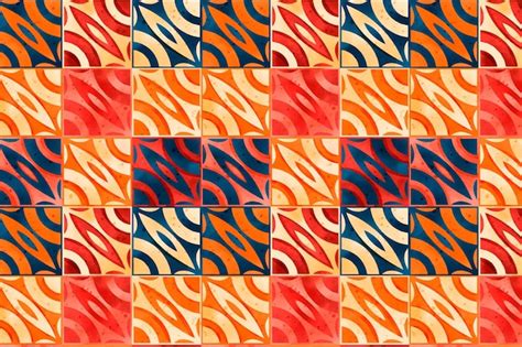 Premium Vector Seamless Geometric Square Background Pattern Vector