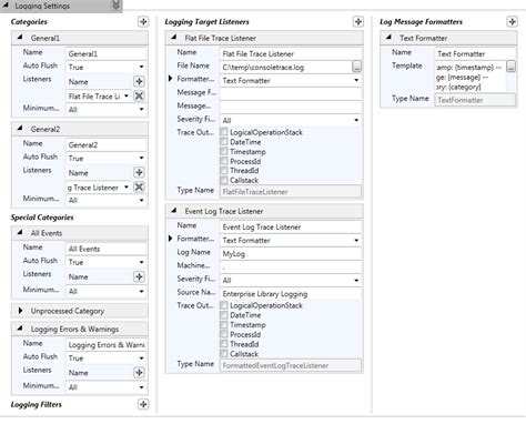Enterprise Library Logging Block How To Write To Event Viewer Stack Overflow