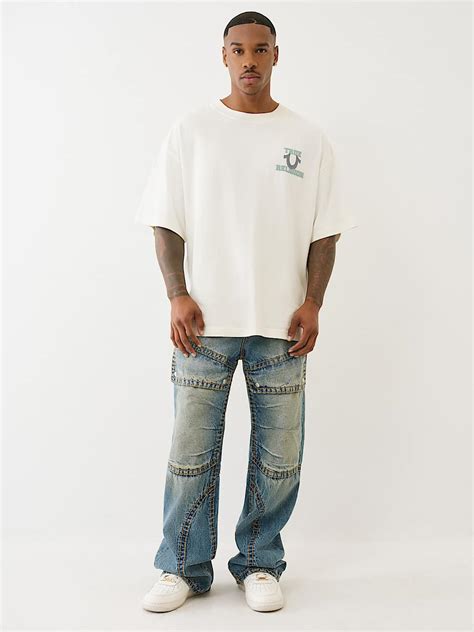 Vintage Puff Print Oversized Heavyweight Tee True Religion