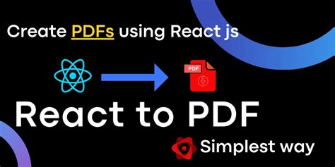 how to create pdfs using react js dev community