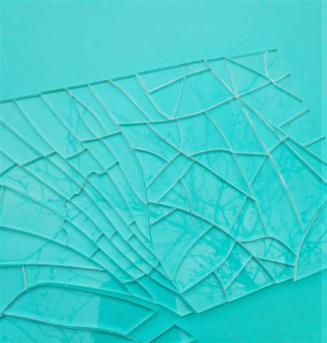 Broken Glass Clear Impossible Jigsaw Puzzle Acrylic Laser Cutting