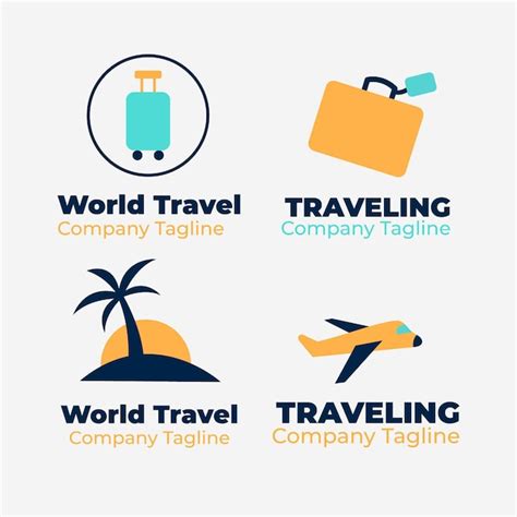 Logotipos De Jardinagem Geométricas Vetor Premium