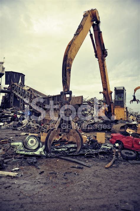 금속 재활용 시설 스톡 사진 Freeimages