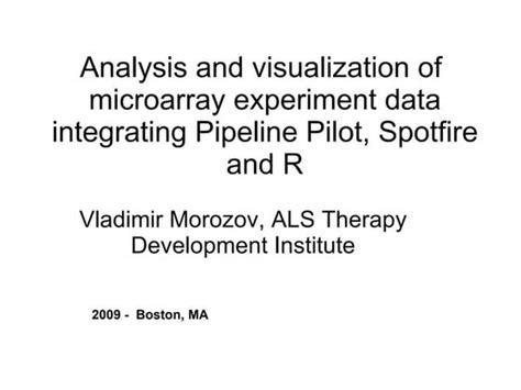 dna microarray integromics analysis platform ppt