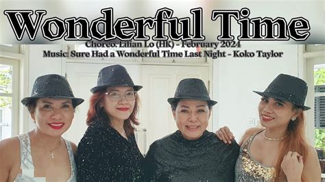 Wonderful Time Line Dance Lilian Lo Hk Youtube