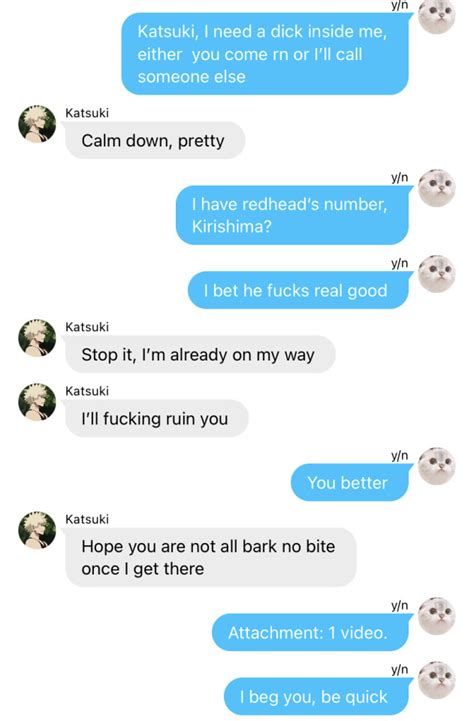 Anime Scenarios — Fwb Bakugo X Reader