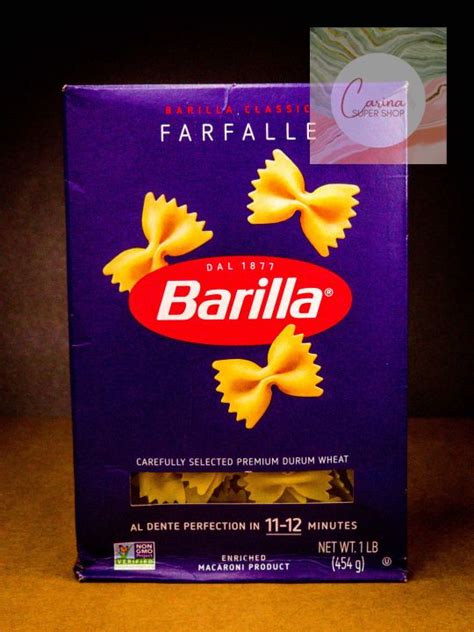Barilla Pasta Farfalle 454g Lazada Ph