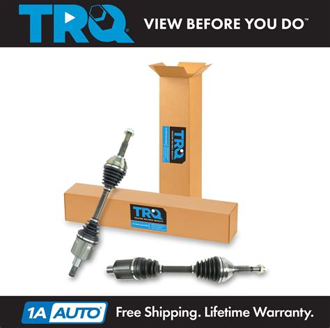 TRQ CV Joint Axle Shaft Front Pair Set For S Pickup Blazer Jimmy S ZR New EBay