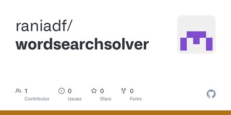 GitHub Raniadf Wordsearchsolver