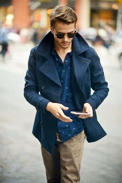 55 Dynamic And Fashionable Pea Coats For Men Fashion Hombre