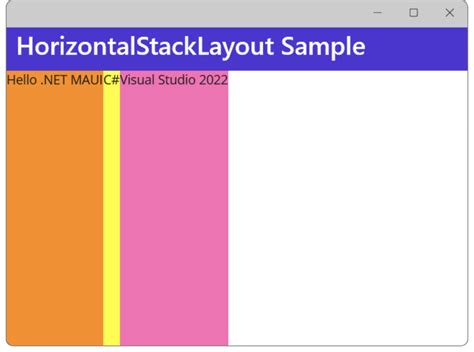Net Maui Horizontalstacklayout Hiros Net Blog