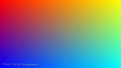 A Signal Background Of A Four Color Gradient Testing Stok Vektör Sanatı