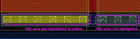 Cadence Layout Suite Xl Some Overlap Regions Get Highlighted In