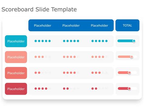 Scoreboard Slide Powerpoint Template
