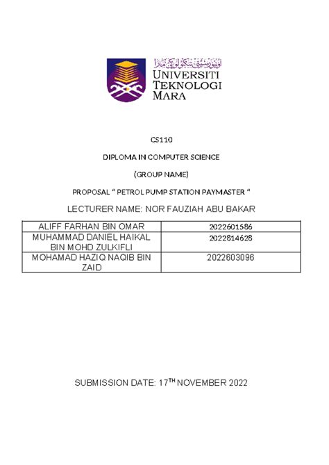 Propasal 126 Proposal 126 Cs Diploma In Computer Science Group
